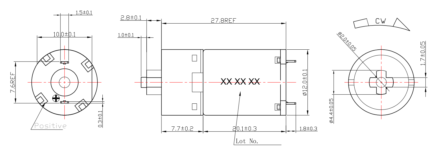 Coreless Gear Motor 12mm Dia | INEED Motors